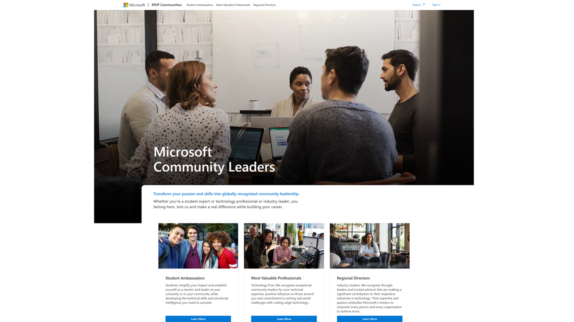 New platform for Microsoft’s MVPs, Regional Directors (RDs), and ...