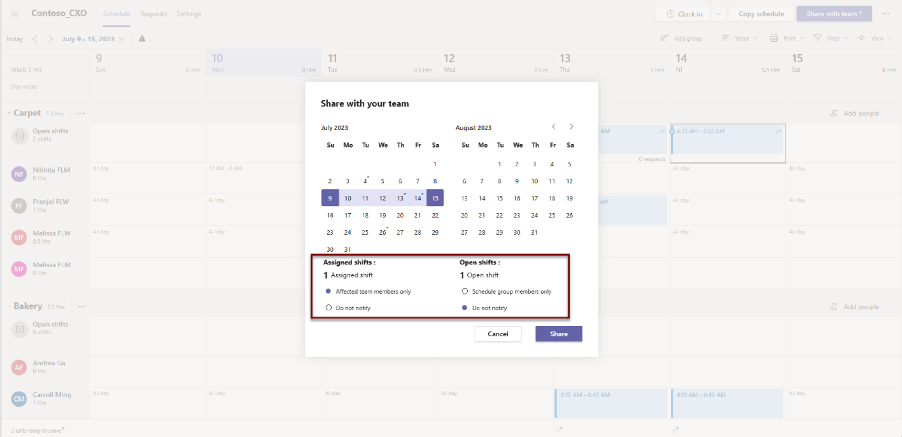 What's new in Microsoft Shifts Notifications | Microsoft Community Hub