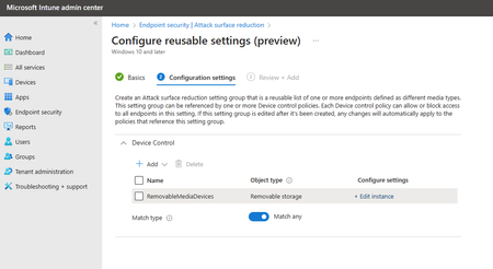 MDE Device Control – Leveraging Reusable Settings in Intune | Microsoft ...