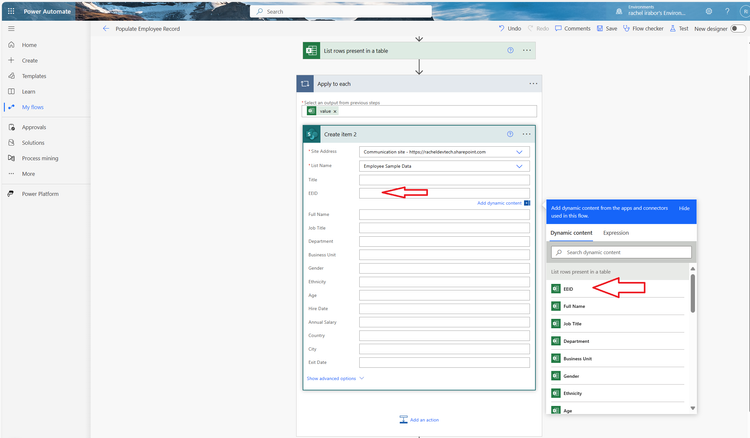 How to Populate SharePoint List with Files from SharePoint Document Library using Power Automate ...