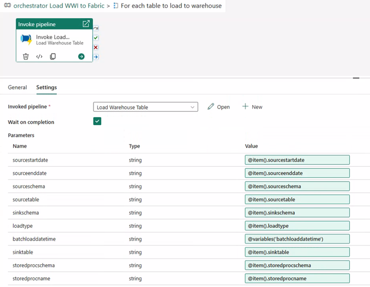 Metadata Driven Pipelines for Microsoft Fabric – Part 2, Data Warehouse Style | Microsoft ...