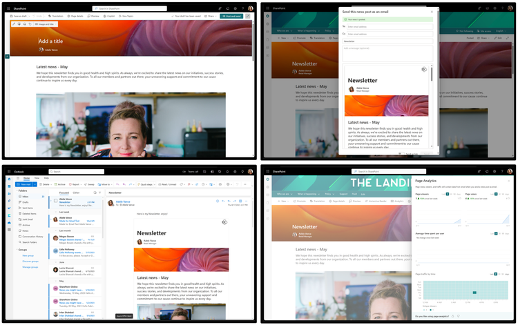 Introducing new SharePoint news for email feature | Microsoft Community Hub