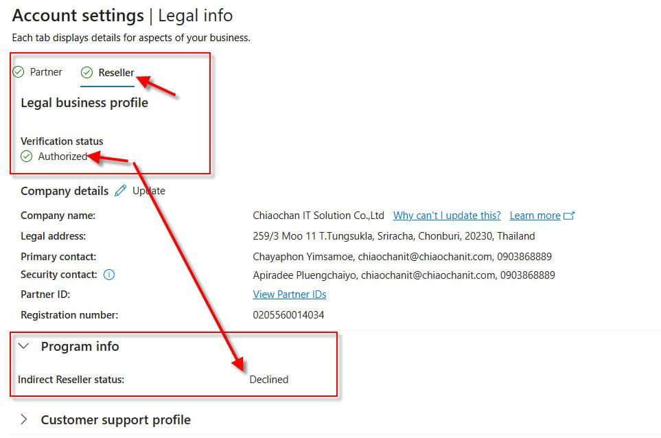 How to fix Indirect Reseller status: Declined | Microsoft Community Hub