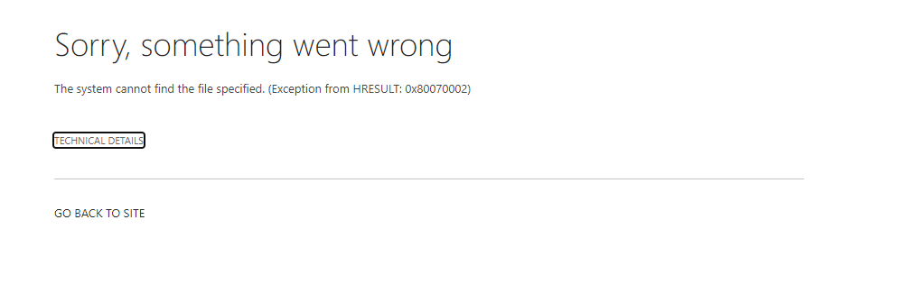 Document Set creation error | Microsoft Community Hub