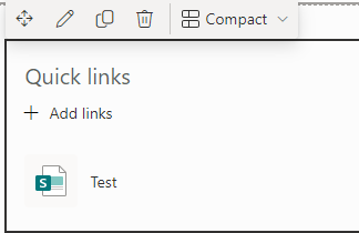 Quick links image is not displayed with Auto-select option selected ...