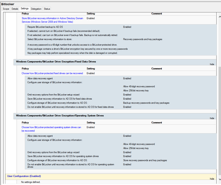 Intune - Encrypt drive by Bitlocker - Error Failed to enable Silent ...