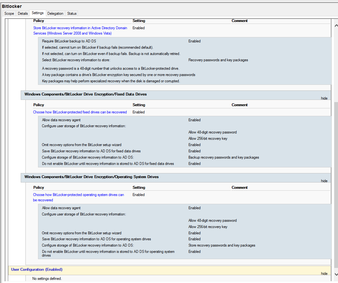 Intune - Encrypt drive by Bitlocker - Error Failed to enable Silent ...