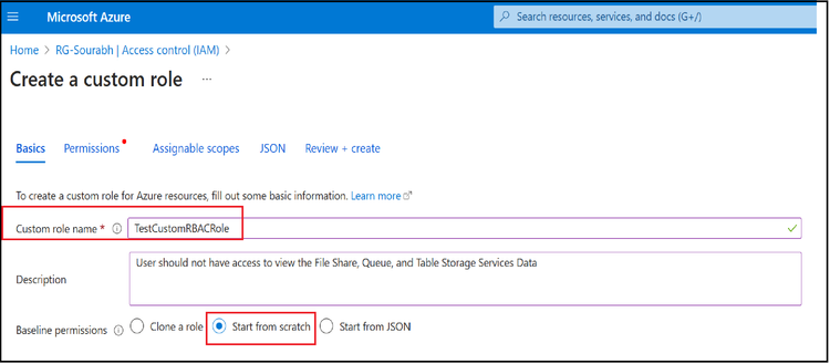 How to Restrict User Visibility of File Share, Queue, and Table Storage Service | Microsoft ...