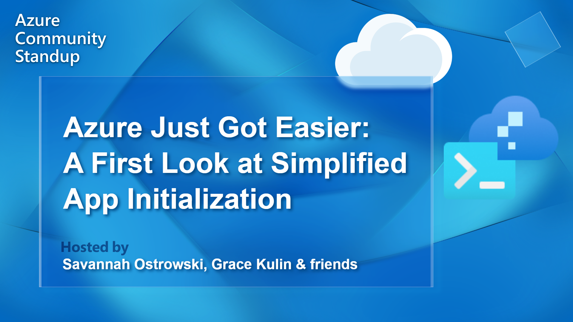 Azd Community Standup - Azure Just Got Easier: A First Look at Simplified App Initialization ...