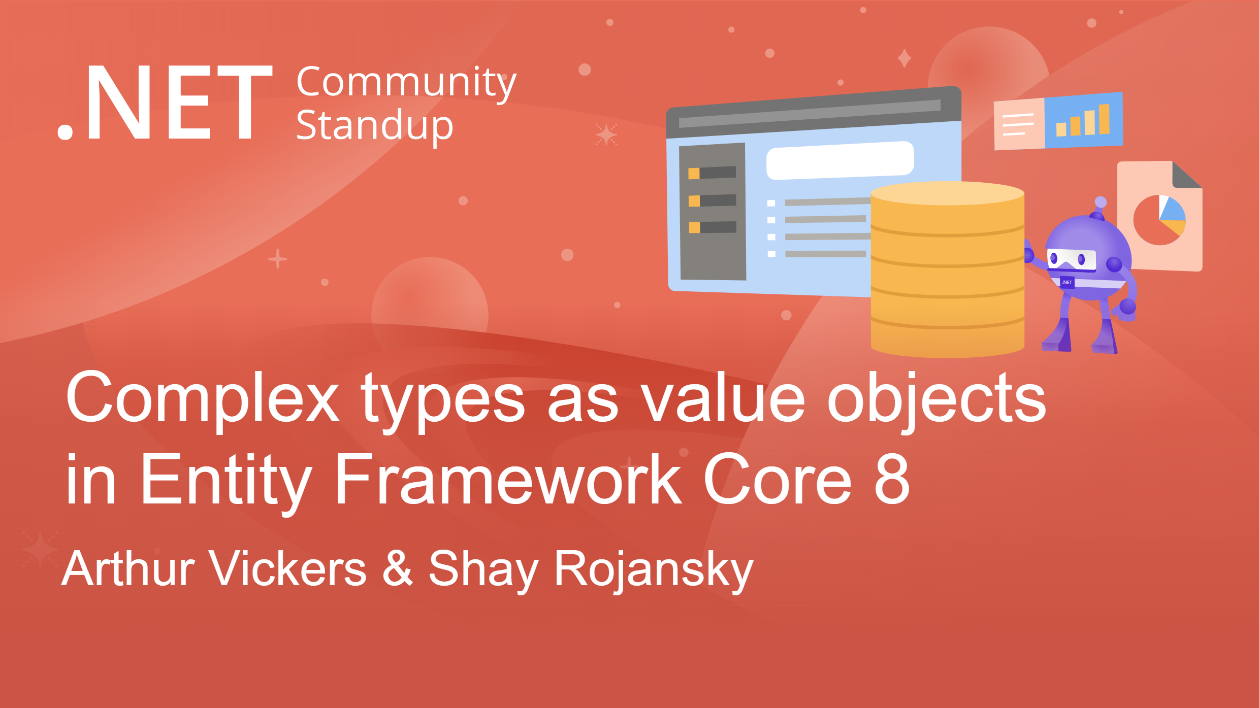 .NET Data Community Standup - Complex types as value objects in EF8 ...