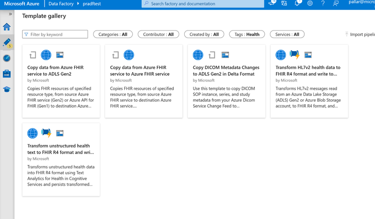 Azure Health Data and AI Templates Live in Azure Data Factory: Convert ... Azure Health Data and AI Templates Live in Azure Data Factory: Convert ...