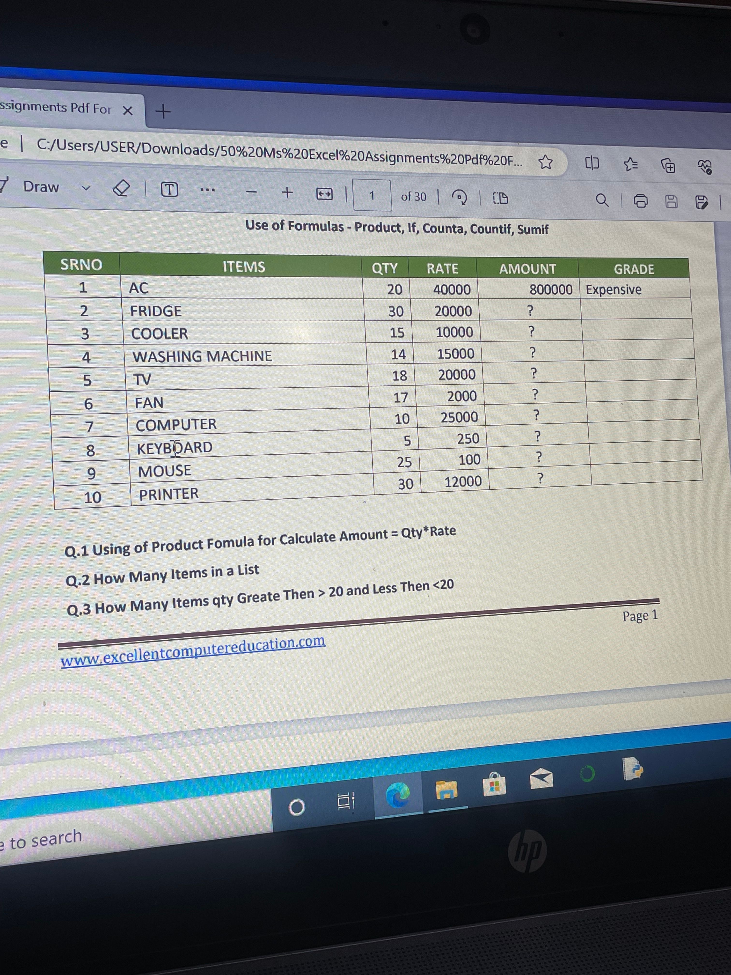 HOW TO CALCULATE NO 3 | Microsoft Community Hub
