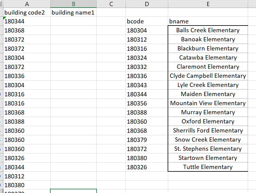 Look up table? | Microsoft Community Hub