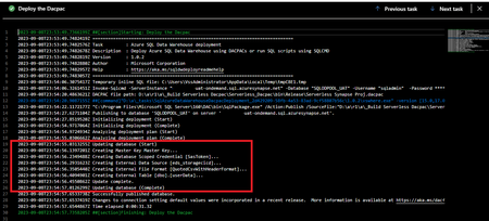 Boost your CICD automation for Synapse SQL Serverless by taking advantage of SSDT and SqlPackage ...