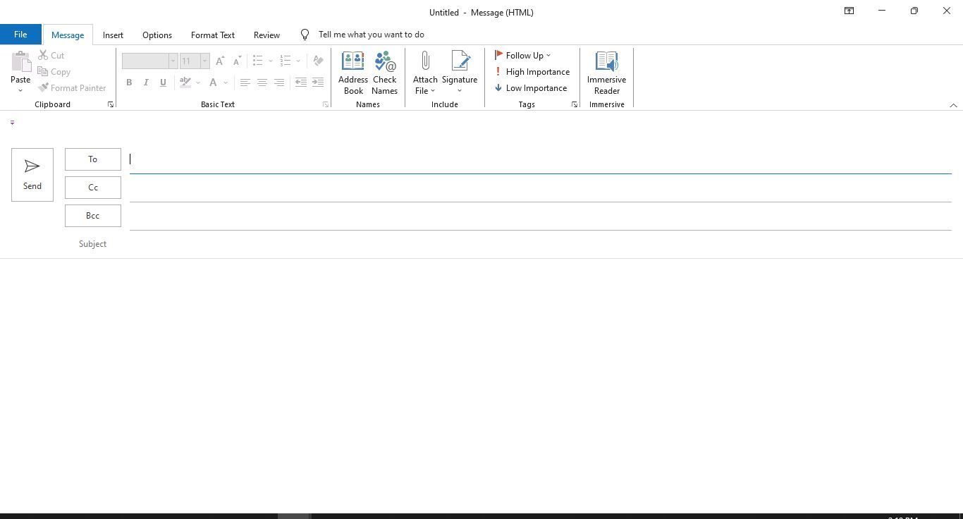 Outlook 2019 new email look | Microsoft Community Hub