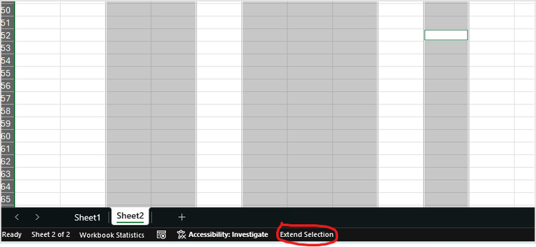 How to Select Non-Consecutive Columns in Excel Using Keyboard Only | Microsoft Community Hub