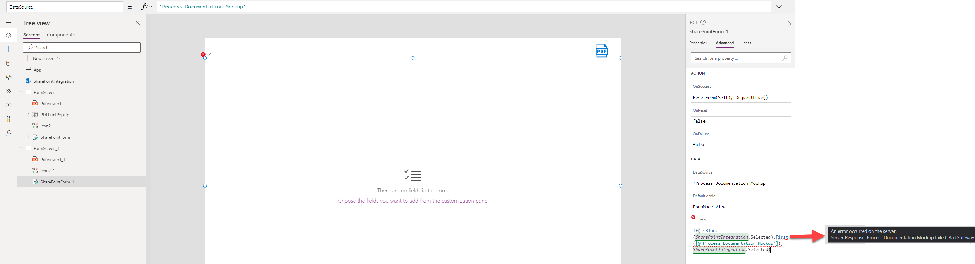 Bad Gateway Error on App that was working | Microsoft Community Hub