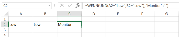 Excel - Return a specific text value, based on values of 2 other cells | Microsoft Community Hub