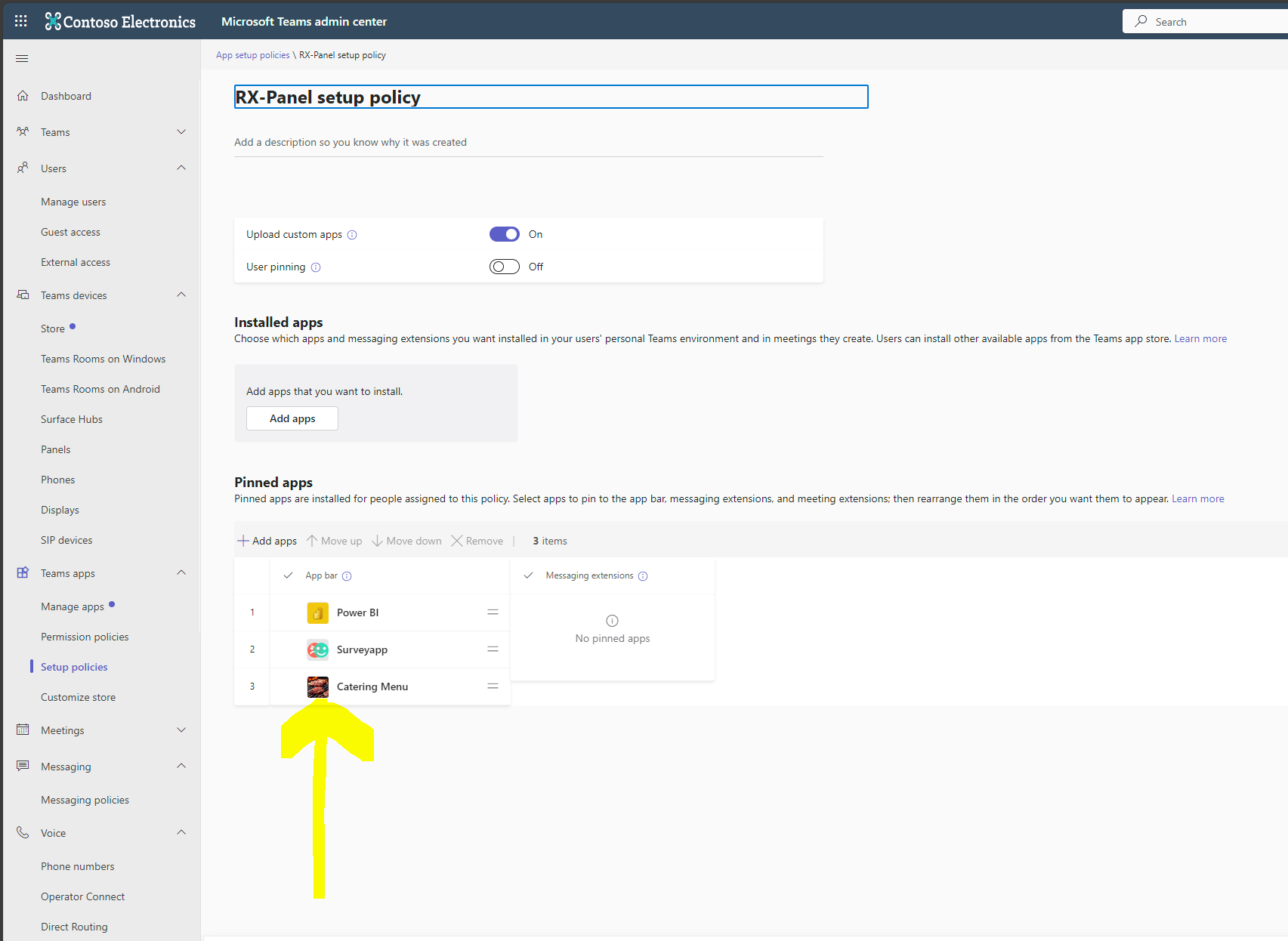 TeamsApp on Teams Panel via LOB | Microsoft Community Hub