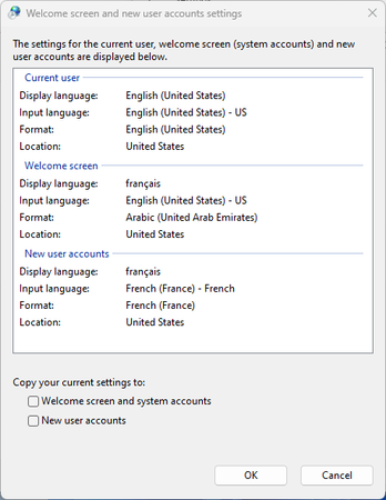 I still see french in my keyboard layout and when restart system ...