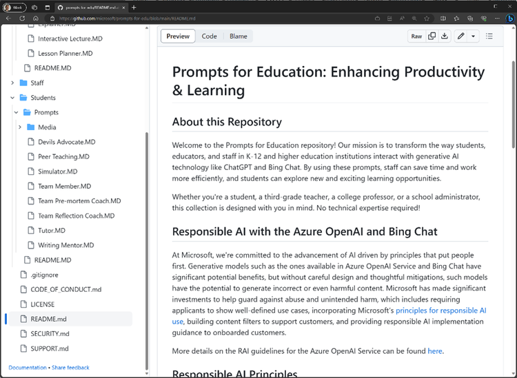 Azure OpenAI for Education: Prompts, AI, and a guide from Ethan and ...