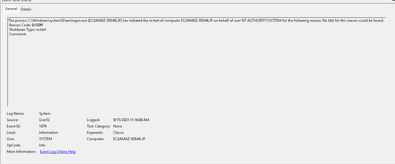 Random Restart Windows 2019 server | Microsoft Community Hub