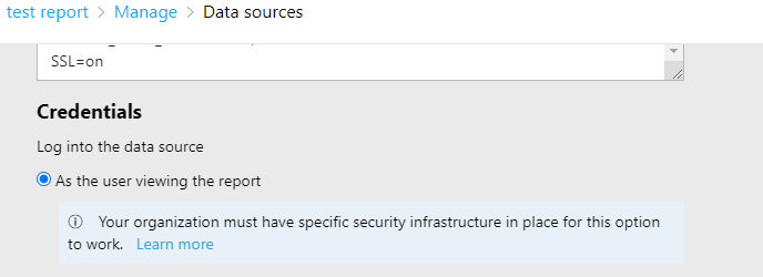 Connecting Ssrs With Snowflake As User Viewing The Report Microsoft Community Hub