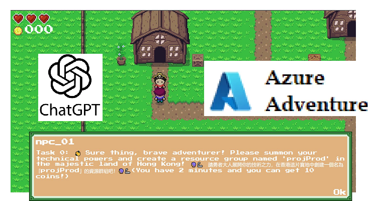 Azure Adventure Unleashed: Enhancing Learning with an Azure OpenAI HTML5 RPG Game