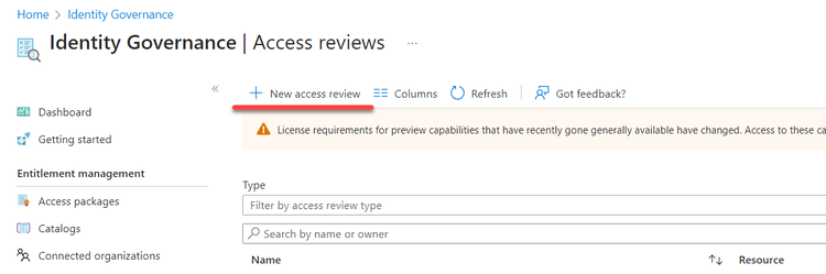 Step-by-step guide to identify inactive users by using Microsoft Entra ID Governance Access ...