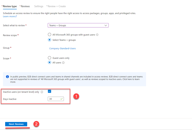Step-by-step guide to identify inactive users by using Microsoft Entra ID Governance Access ...