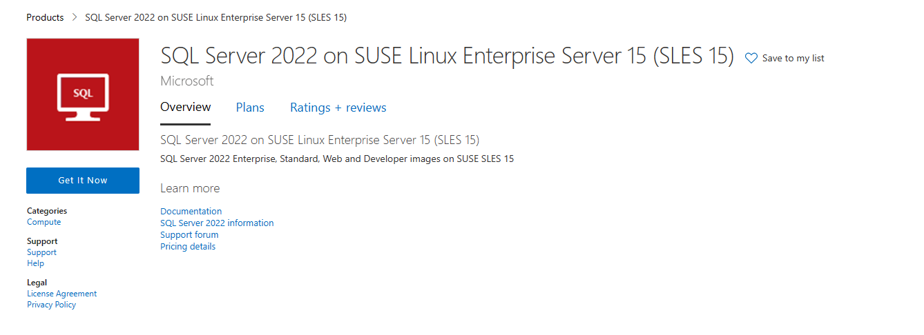 SQL Server 2022 on SUSE Enterprise Linux v15 SP5 – Azure Marketplace image is now available ...
