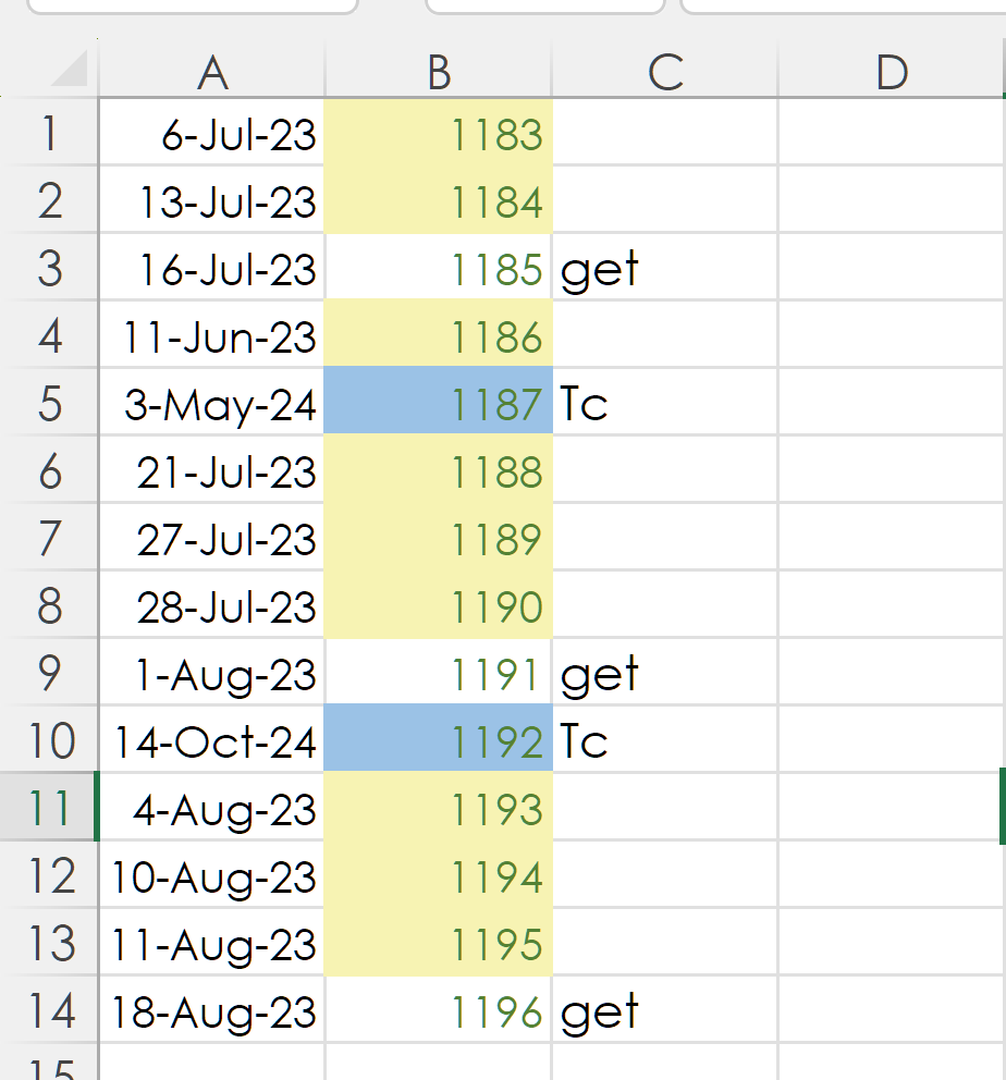 Is there a way to add text to a cell based off the fill or no fill of ...