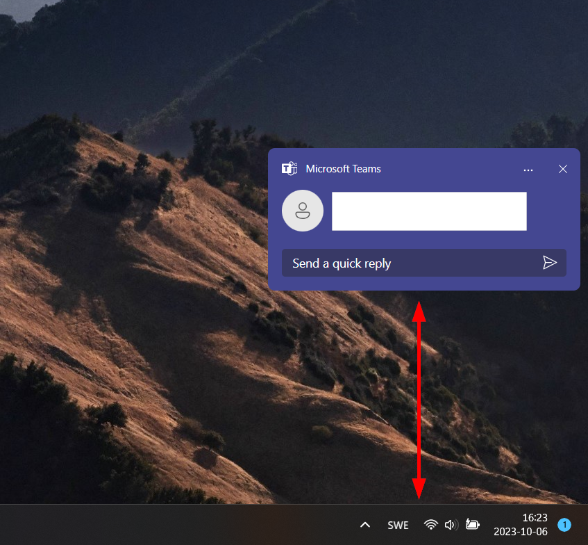 New teams preview - notifications are suddenly misaligned and not on ...
