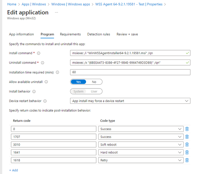 Intune Uninstall Error | Microsoft Community Hub