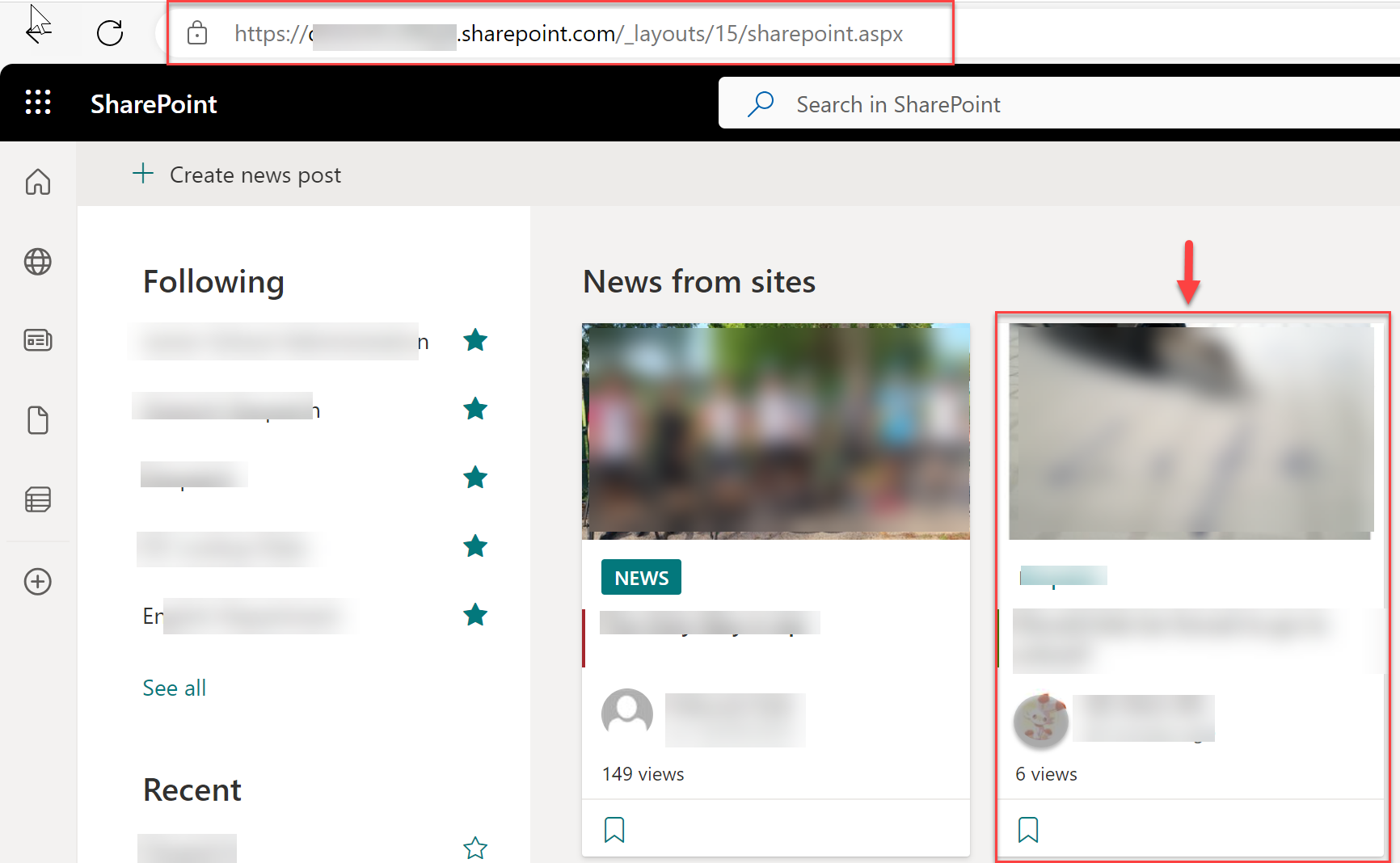 Stop published news items appearing on the main SharePoint Site ...