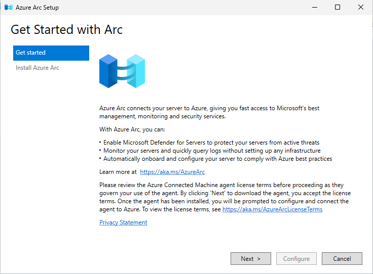Easily enable Azure Arc on Windows Server 2022