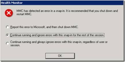 Getting the error "MMC has detected an error in snap-in"? | Microsoft ...