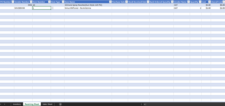 Automatic quantity addition and subtraction based on values entered in ...