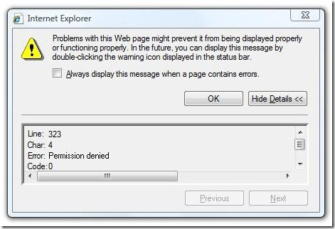 RWW Error on Vista and Windows 7 Clients | Microsoft Community Hub