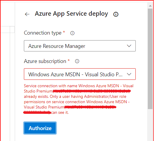 I Got Error When I Try To Deploy Using Azure Devops Microsoft Community Hub