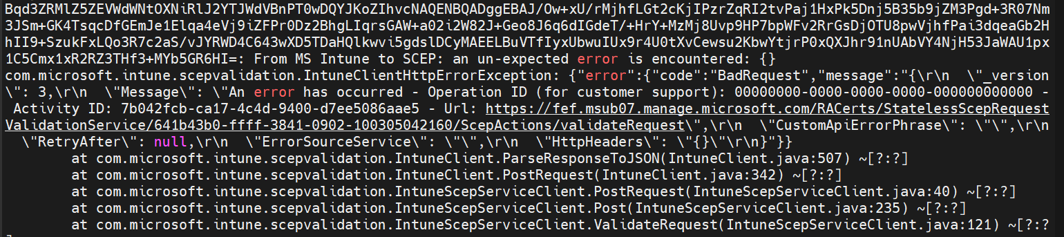 Intune certificate validation failed | Microsoft Community Hub