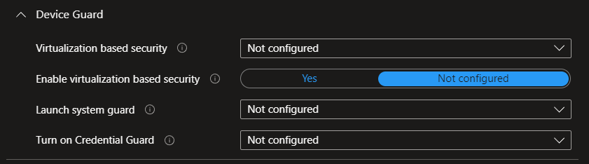 Can i enable virtualization based security, system guard and credential ...