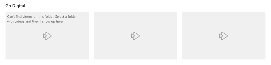 Stream web part when source is Folder is not listing any videos | Microsoft Community Hub