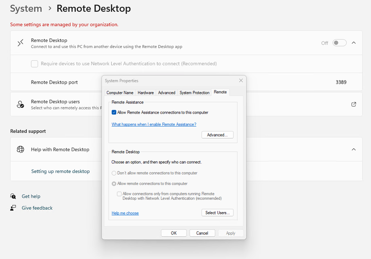 Enable RDP to take remote of Intune managed devices, Firewall blocking the connection ...