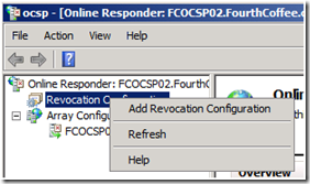 Implementing an OCSP responder: Part III - Configuring OCSP for use with Enterprise CAs ...
