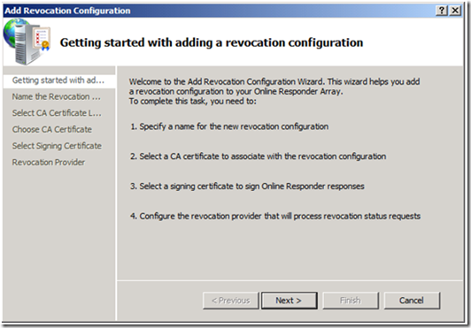 Implementing an OCSP responder: Part IV - Configuring OCSP for use with Standalone CAs ...