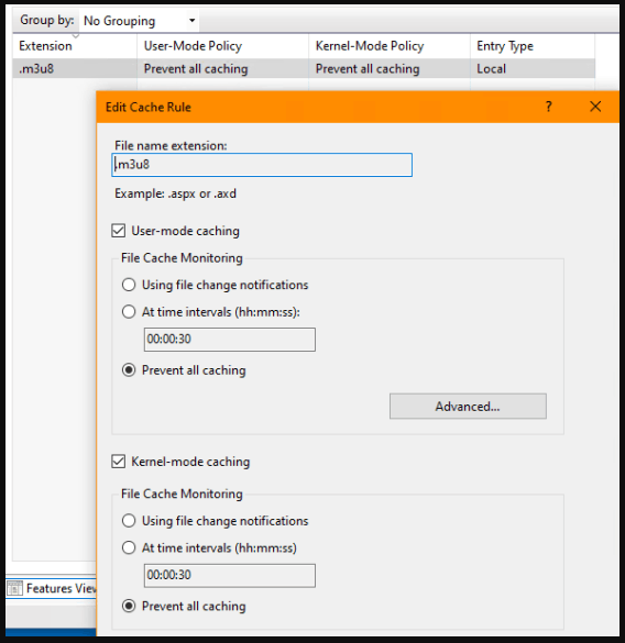 Prevent Caching of Specific Files in IIS 10--Help with Code in web.config | Microsoft Community Hub