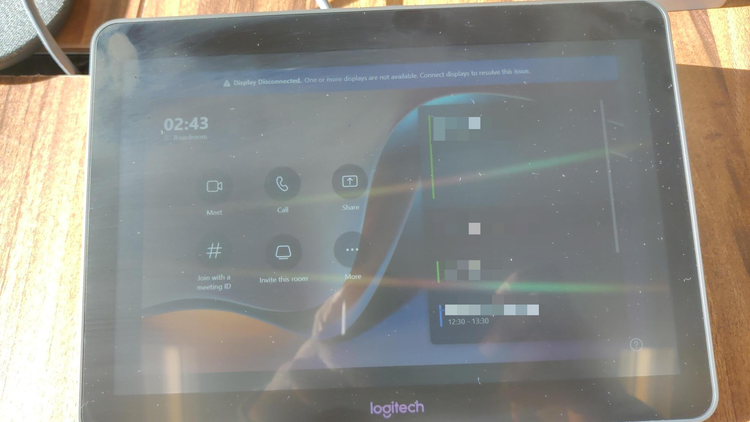 Logitech Tap: Display Disconnected & Circle Arrow | Microsoft Community Hub