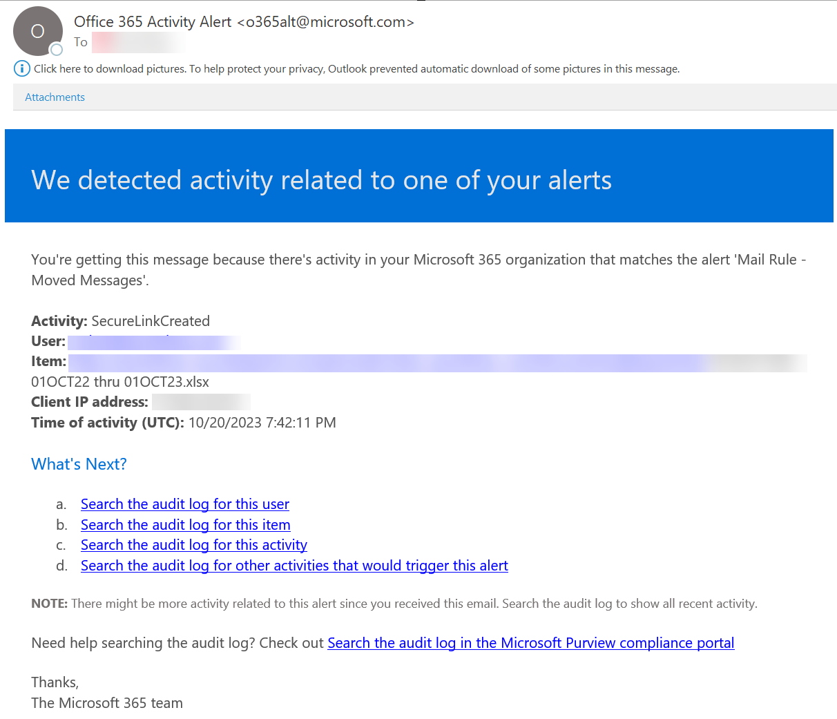 Where do I manage old audit activity alerts? | Microsoft Community Hub