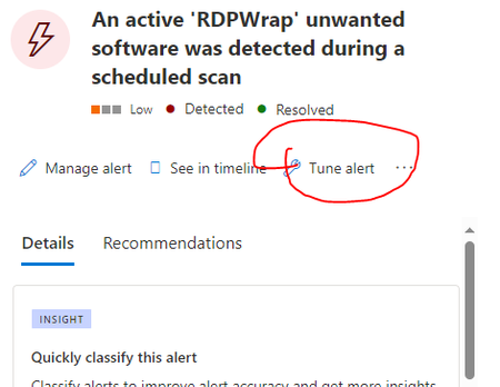 MDE repeatable false positive "Multi-stage incident involving Privilege ...